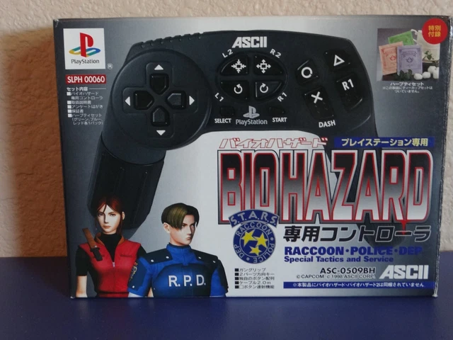 BIOHAZARD RESIDENT EVIL Controller PlayStation PS1/PS2 ASCII (NEW) $399 ...