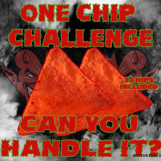 🔥2X ONE CHIP Challenge Chilli! Carolina Reaper Not Paqui NACHO HOT! TWO ...