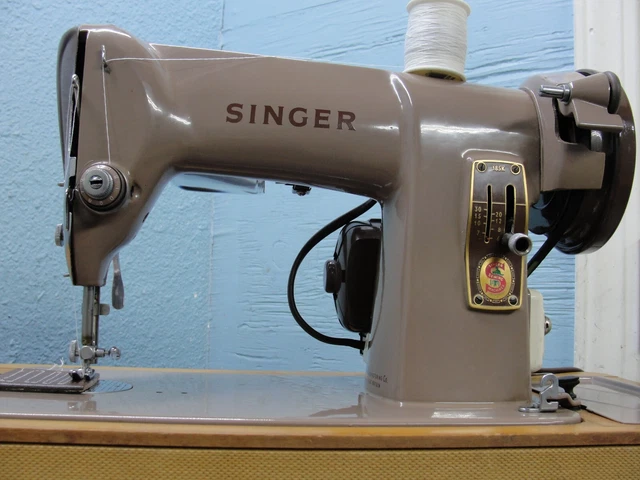 HEAVY DUTY SINGER 185K Class 66 Sewing Machine - Long Bed $197.00 ...