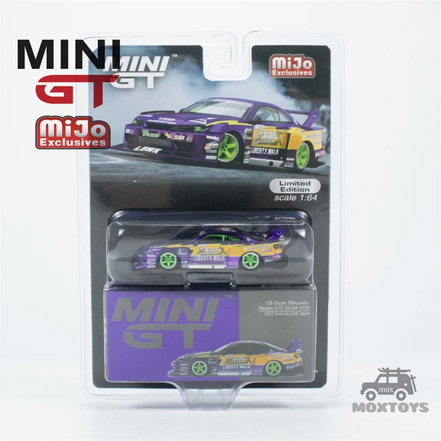MINI GT NISSAN S15 SILVIA LB-Super Silhouette #555 Formula Drift 1/64 ...