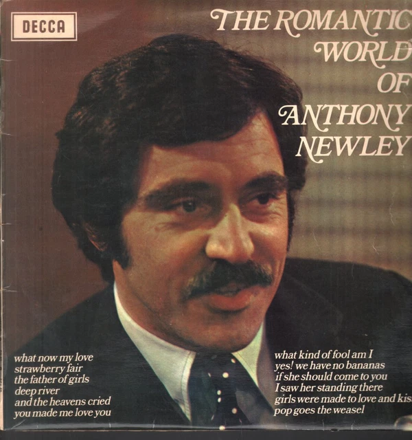 ANTHONY NEWLEY ROMANTIC World of Anthony Newley LP vinyle UK Decca 1969 ...