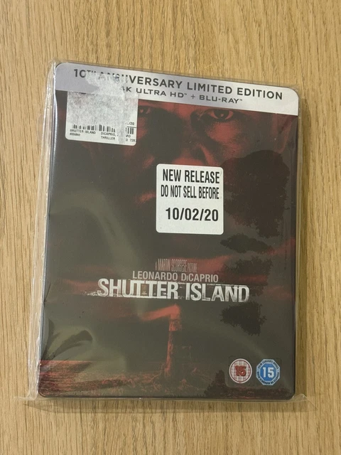 SHUTTER ISLAND (10TH Anniversary) - 4K UHD & Blu ray Steelbook - OOP ...