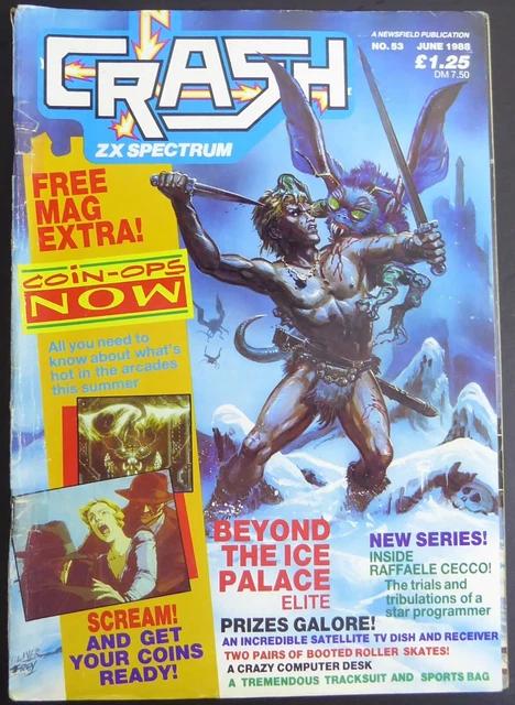 CRASH ZX SPECTRUM Magazine No.53 JUNE 1988 #002 £5.00 - PicClick UK