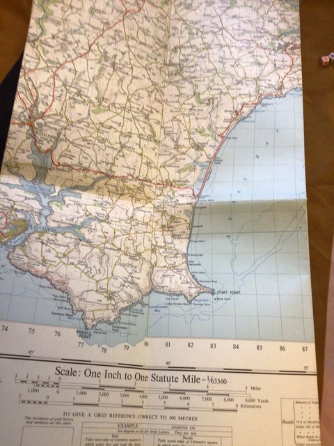 VINTAGE ORDNANCE Survey Map Of TORQUAY 1961 £12.74 - PicClick UK