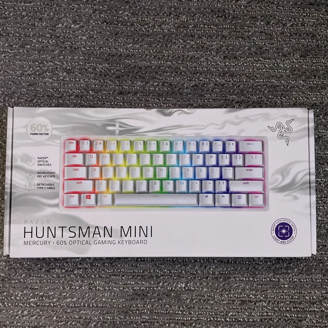 RAZER HUNTSMAN MINI Mercury Edition - 60% Optical EUR 37,97 - PicClick DE