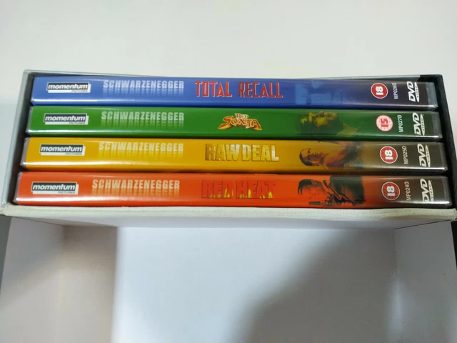 ARNOLD SCHWARZENEGGER TOTAL Recall Red Sonja DVD Box Ensemble 4x DVD ...