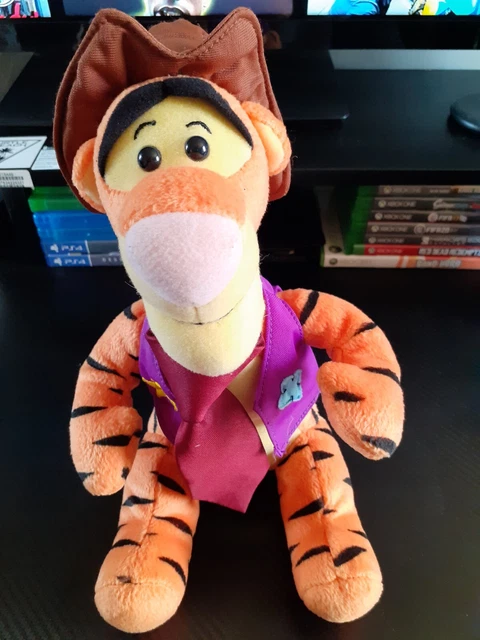 DISNEY TIGGER WINNIE Pooh Cowboy Soft Toy Plush Fischer Price Mattel ...