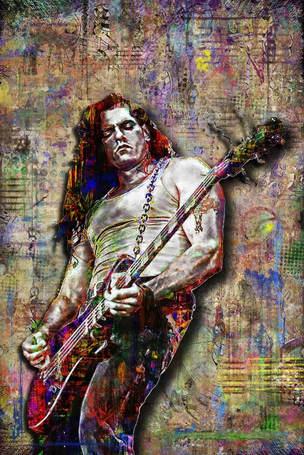 PETER STEELE OF TYPE O NEGATIVE Poster, Peter Steele Pop Art with Free ...