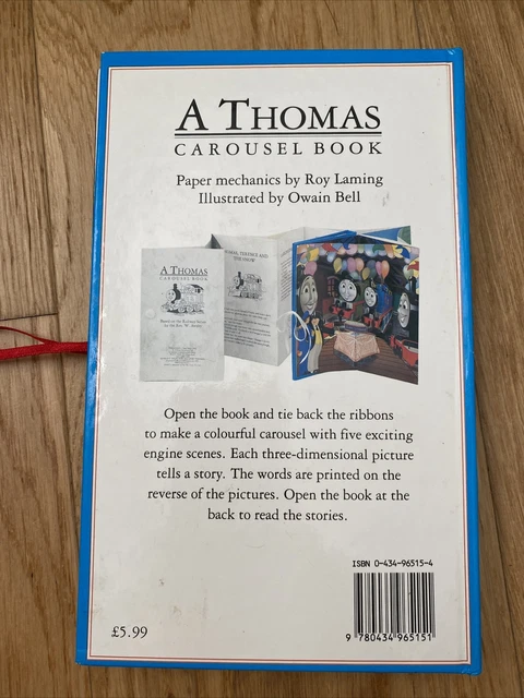 THOMAS THE TANK Engine Carousel Book by Rev W Awdry (Paperback, 1993) £ ...