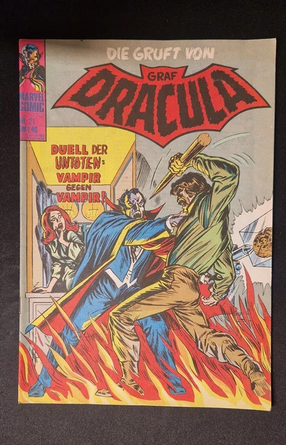 MARVEL COMIC - Die Gruft von Graf Dracula - Nr. 21 - 1974 EUR 21,61 ...