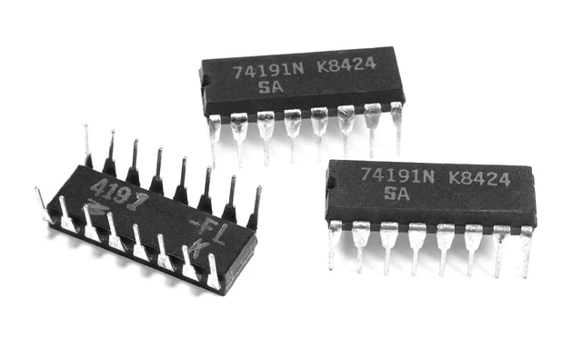74191N (SN74191N) SYNCHRONOUS Up/Down 4-Bit Binary Counter 74191 IC (1 ...