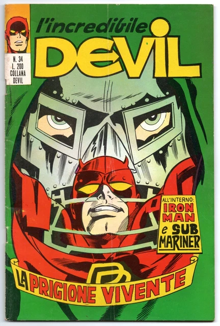 DEVIL HORN #34 THE LIVING PRISON daredevil iron man sub-mariner doctor ...