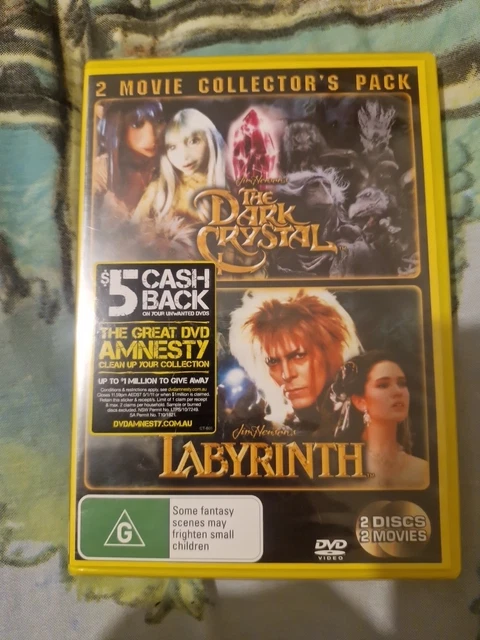 LABYRINTH / THE Dark Crystal DVD Set (Region 4, 1986) $6.78 - PicClick AU