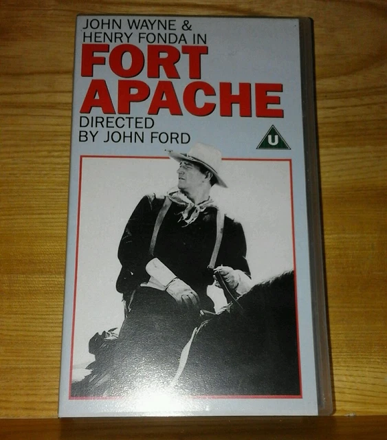 VHS VIDEO JOHN Ford's FORT APACHE John Wayne, Henry Fonda, Shirley ...