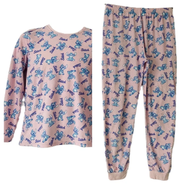 PRIMARK LILO STITCH Disney Girls fleece pyjamas 7-8 years Christmas ...