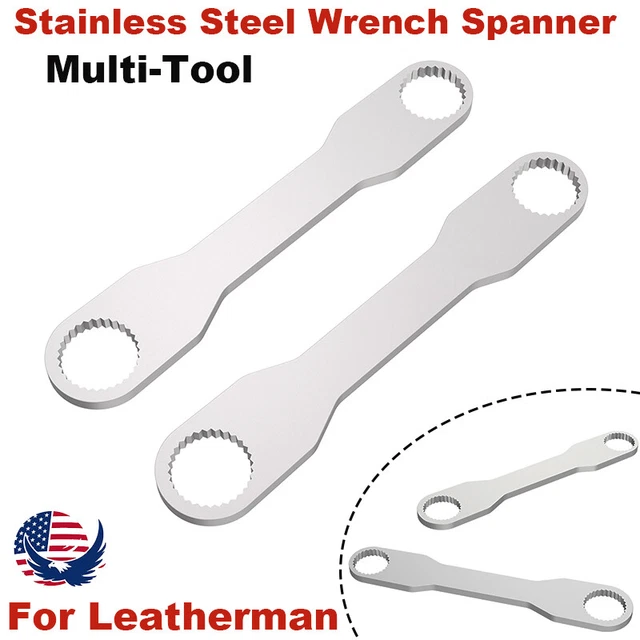 PAIR STEEL WRENCH Multitool Spanner For Leatherman Disassembly Multi ...