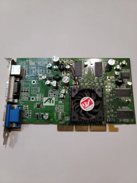TARJETA GRÁFICA DE video original vintage ATI RADEON 7500 AGP 64 MB con ...
