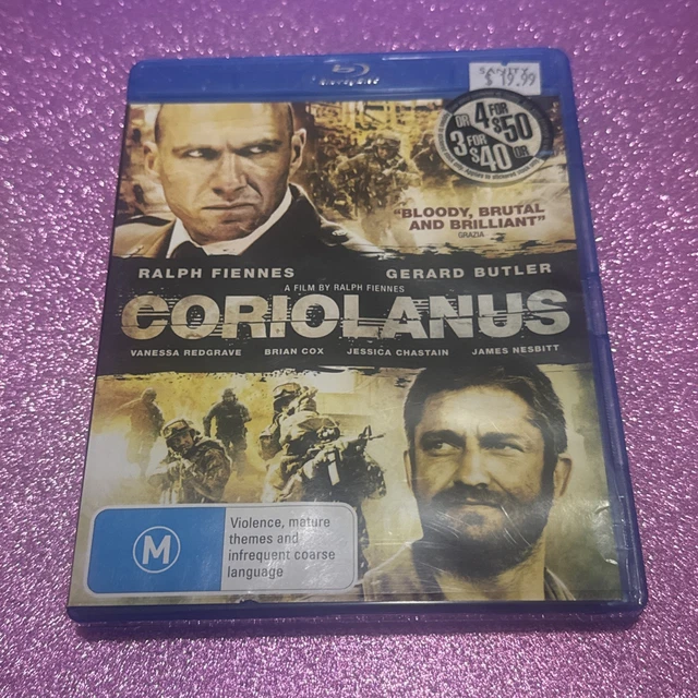 CORIOLANUS - MOVIE Collection Blu Ray Region B £5.14 - PicClick UK