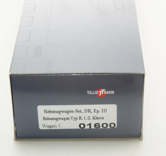 TILLIG SPUR TT 01600 Personenwagen/Reisezugwagen der DR (T341) EUR 26 ...