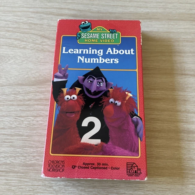 MY SESAME STREET Learning About Numbers Kids VHS Video 1986 £14.54 ...