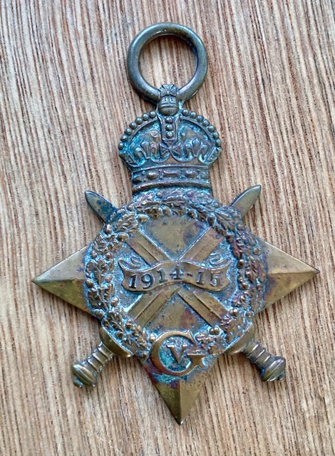 WW1 1914-15 STAR Medal -Lincolnshire Regiment, Lieutenant Corporal W.G ...