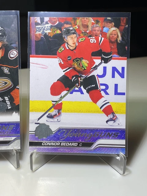 2023-24 UPPER DECK Series 2. Connor Bedard Young Guns + Checklist 2 cards Lot $625.00 - PicClick CA