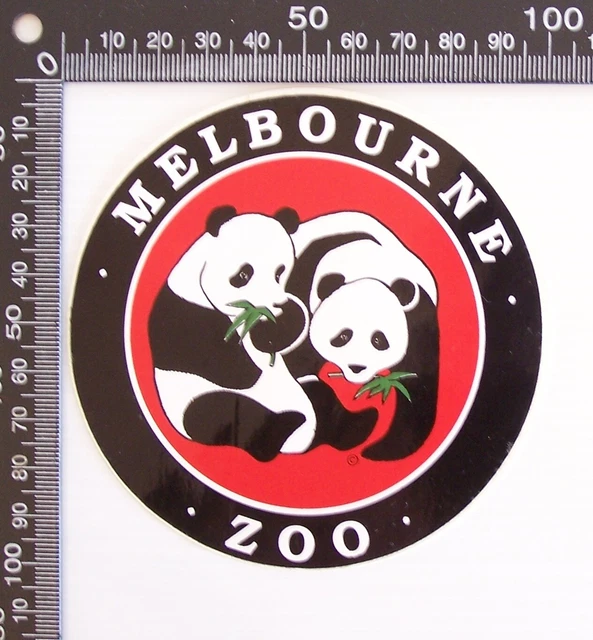 VINTAGE MELBOURNE ZOO Pandas Victoria Tourist Souvenir Advertising ...