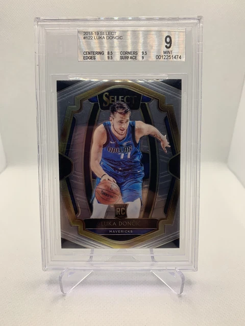 2018 PANINI SELECT Luka Doncic Premier Level recrue #122 BGS 9 comme ...