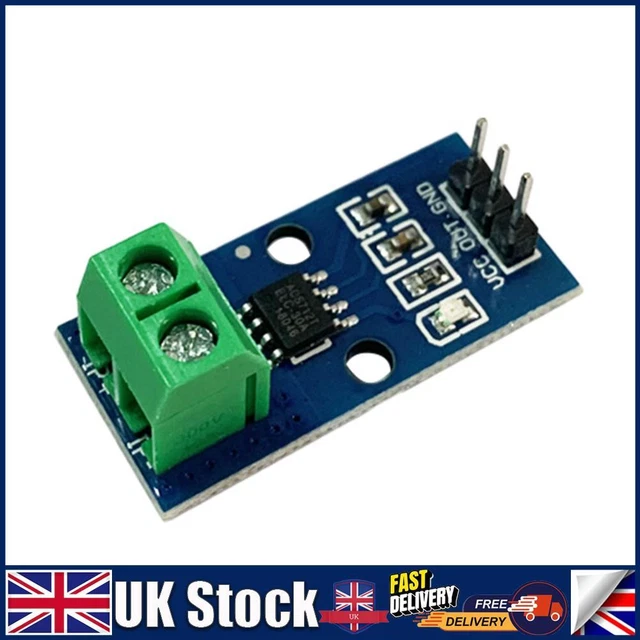 ACS712 HIGH EFFICIENT Hall Effect Voltage Sensor Module High Precision ...