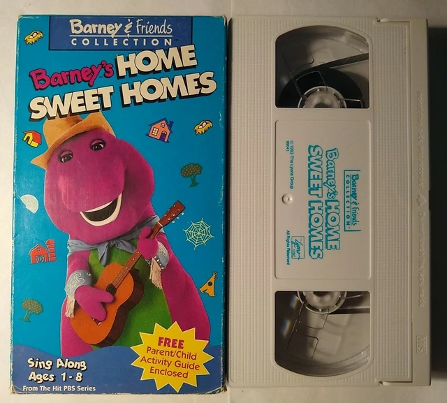 BARNEY & FRIENDS Collection: Barney's Home Sweet Homes VHS Video Tape ...