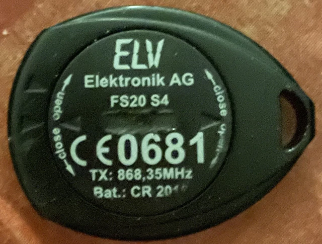 CONRAD ELV FS20 S4 Handsender Sender 2 4 Kanal Fernbedienung Funk-Sender EUR 19,03 - PicClick DE