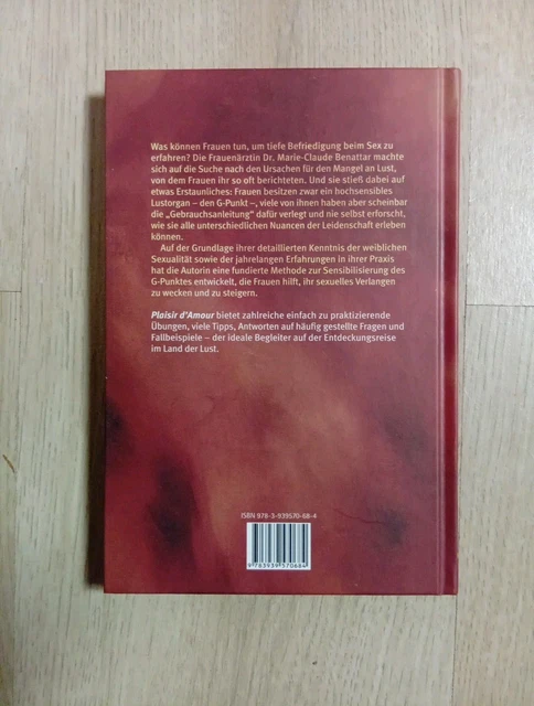 DR.MARIE-CLAUDE BENATTAR PLAISIR D'Amour Hans-Nietsch-Verlag EUR 7,00 ...