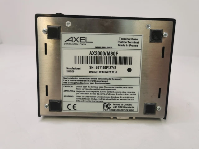 TERMINAL BASE DE terminal Axel 3000 AX3000/M70F terminal carte client ...