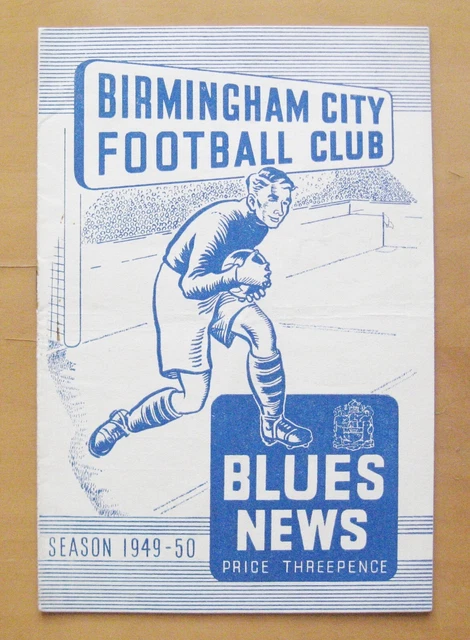 BIRMINGHAM CITY V CHELSEA 1949/1950 *VG Condition Football Programme* £ ...