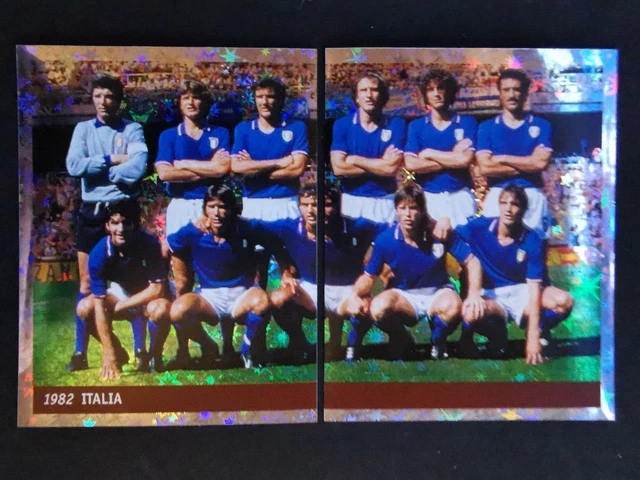 ITALY TEAM DUAL FOIL STICKER - DS World Cup France 98 - #8 #9 £3.99 ...