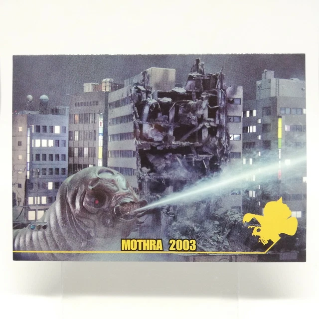 NO.27 GODZILLA CARD GODZILLA×Mechagodzilla×Mothra Tokyo SOS AMADA 2003 ...
