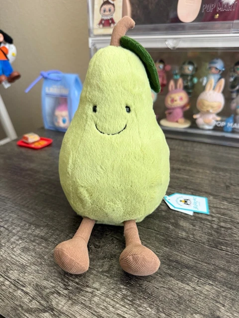 JELLYCAT AMUSEABLES PEAR Plush - 17cm Brand New with Tags Cute Fruit ...