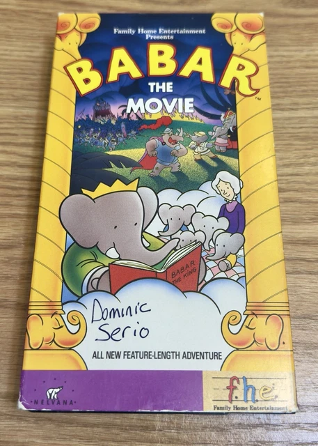 BABAR - THE Movie (VHS, 1993) Animated Family Classic £4.47 - PicClick UK