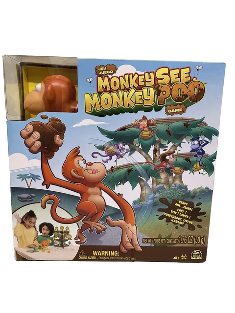 MONKEY SEE MONKEY Poo Game for Kids with Fake Poo, Fun Games | Sensory ...