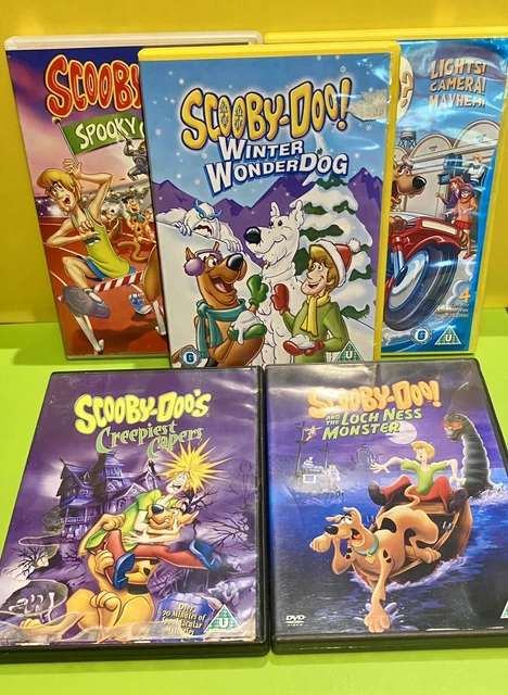 SCOOBY DOO DVD Bundle x5 Creepiest Capers Loch Ness Monster Spooky ...