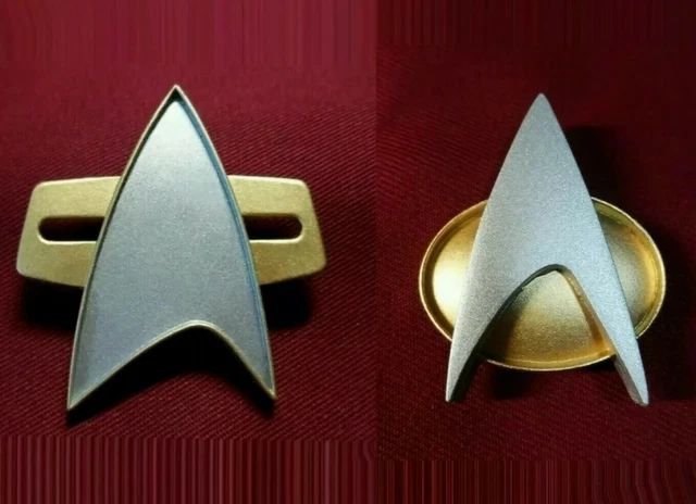 STAR TREK THE Next Generation Uniform Combadge Communicator Comm Badge ...