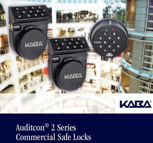 KABA MAS STANDARD Bolt Digital Safe Lock with Round Keypad Auditcon ...