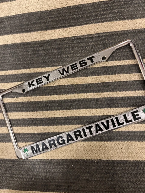 KEY WEST FL Jimmy Buffett Margaritaville Parrot Head Vintage License ...