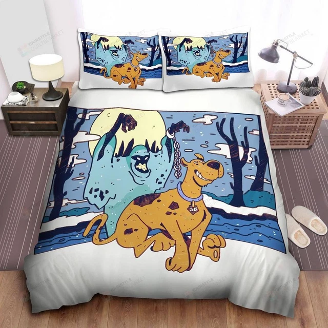 SCOOBY DOO MOVIES Chained Hand Ghost Chasingstomb Quilt Duvet Cover Set ...