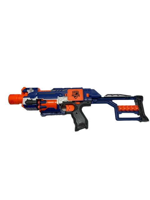 NERF N-STRIKE STOCKADE Motorized Revolver Rapidstrike Blaster Elite ...