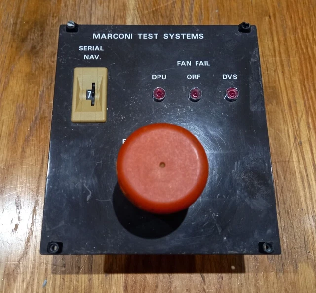 PANNEAU AVANT EX-MOD Marconi Test Systems (y compris interrupteur d ...