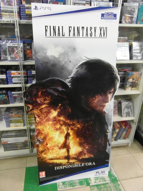 FINAL FANTASY XVI 16 3D Standee, Cartello, Banner Promo, No Gioco, No ...