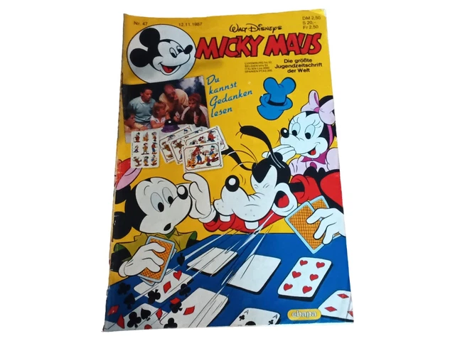 WALT DISNEY MICKY Maus Magazine N°47 Aventure Jeunesse 1987 EUR 14,95 ...