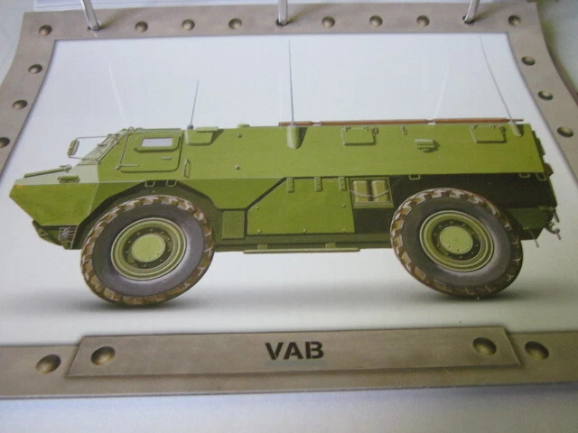 RADPANZER TYPENBLATT VAB Frankreich 1976 Vielzweckfahrzeug EUR 4,90 ...