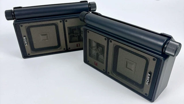 SONY APM-X5A FLAT 2 Way Speaker System Pair Impedance 8Ω Tested Working ...